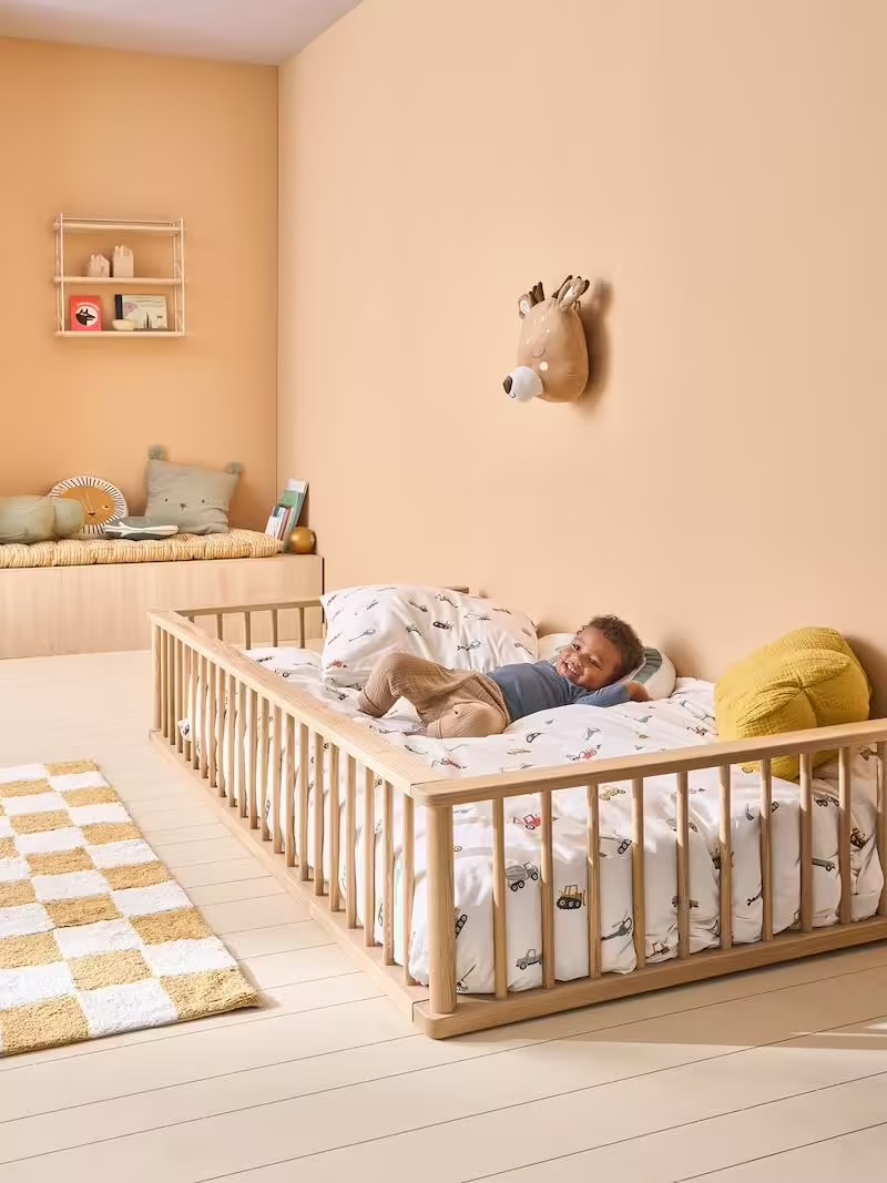 Le lit au sol inspiré de Montessori pour favoriser l'autonomie