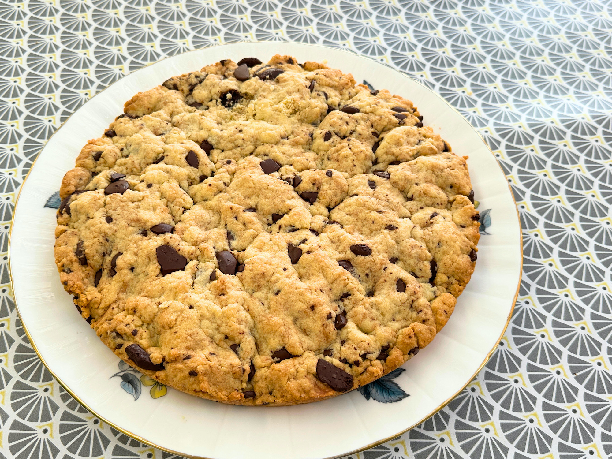 Recette cookie géant aux pépites de chocolat - Blog cuisine